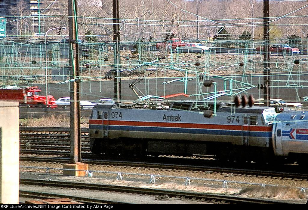 Amtrak E-60 974 at 30th Street